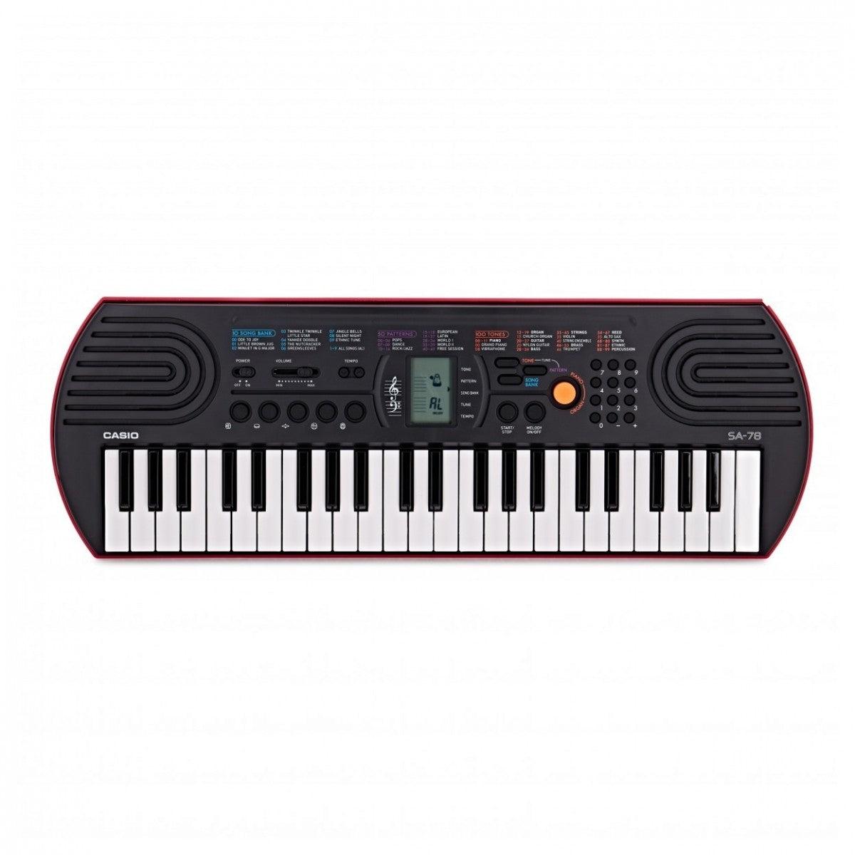 Đàn Organ Mini Casio SA-78 Chính Hãng, Nhỏ Gọn, Dễ Chơi